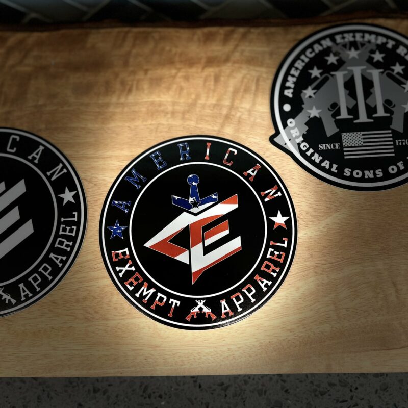 American Exempt Flag Decal - American Exempt Apparel