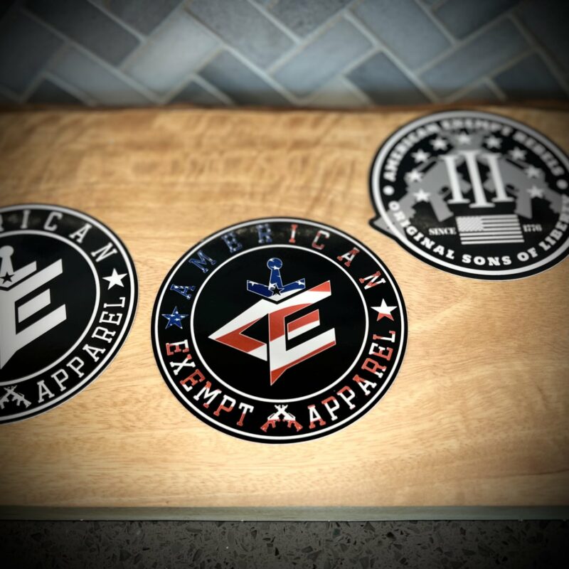 American Exempt Flag Decal - American Exempt Apparel