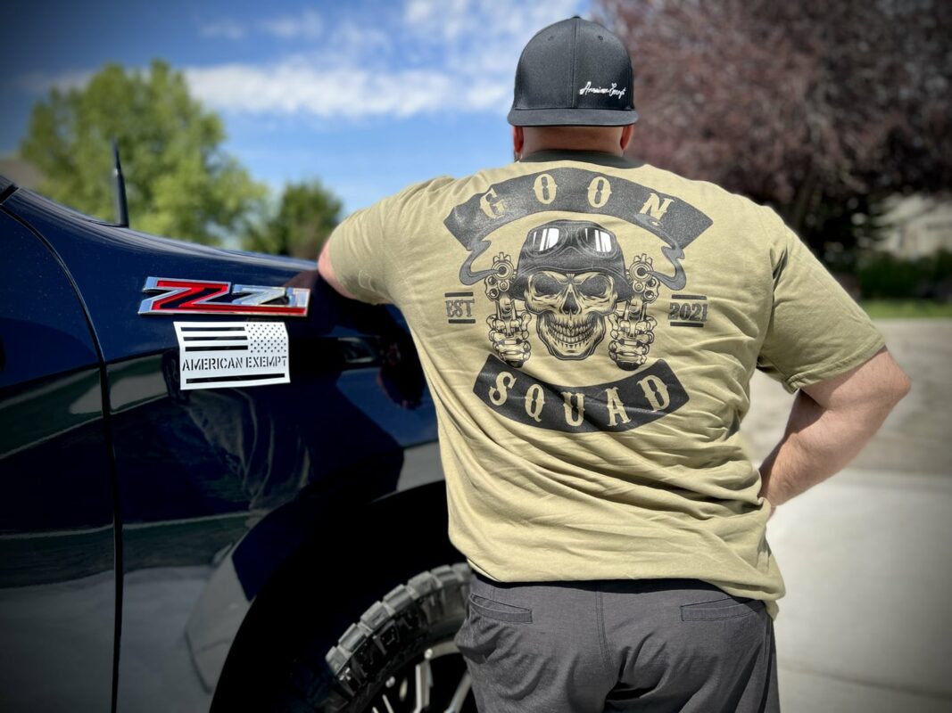 Mens Biker Goon Squad Tee - American Exempt Apparel