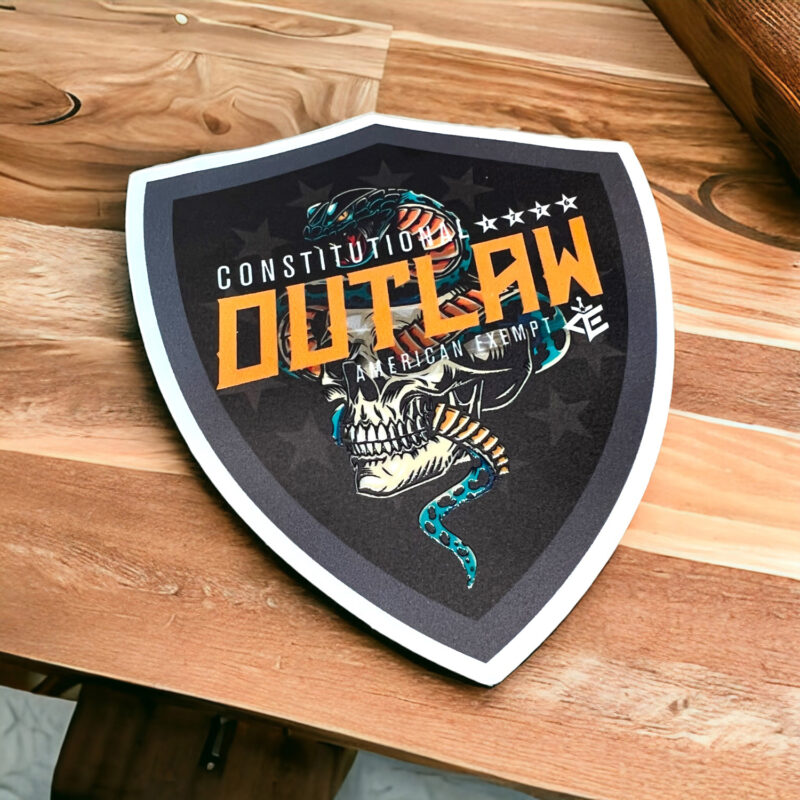 Constitutional Outlaw Sticker - American Exempt Apparel